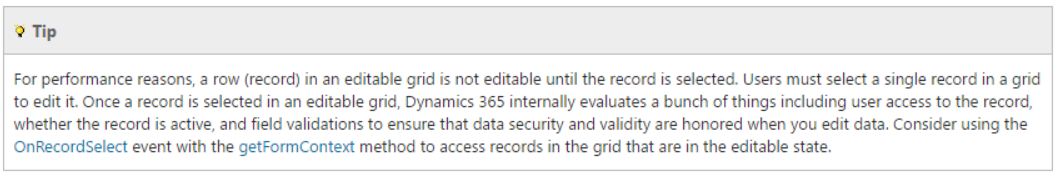 Disable Columns In Dataverse Editable Grid