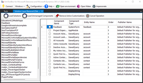 Solution Layering in Power Apps - unmanaged layer issues